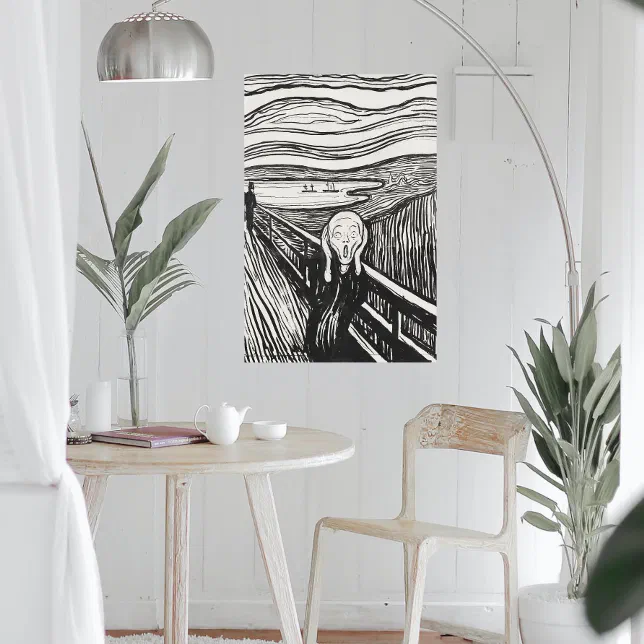 The Scream (1895) by Edvard Munch. Poster | Zazzle