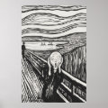 The Scream (1895) by Edvard Munch. Poster | Zazzle