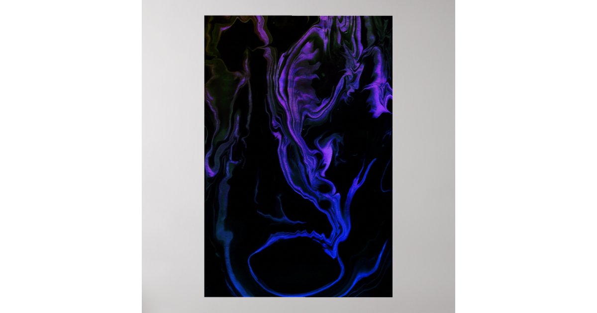 The Scream-an Abstract Art Creation on a 24x36 in. Poster | Zazzle
