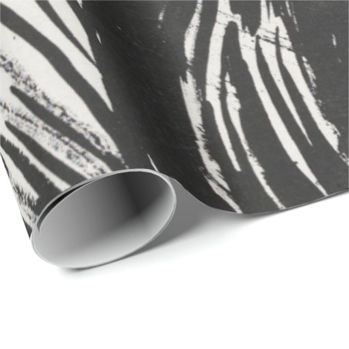 The Scream by Edvard Munch Black and White Wrapping Paper | Zazzle