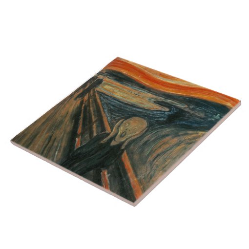 The Scream by Edvard Munch Ceramic Tile | Zazzle