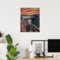 The Scream by Edvard Munch, Vintage Expressionism Poster | Zazzle