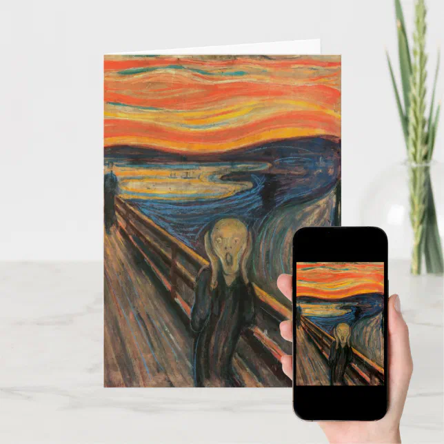 The Scream Card | Zazzle