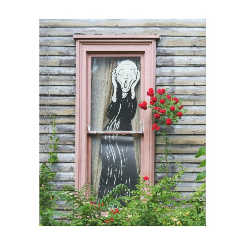 “The Scream” in a Window | It's a Beautiful World!