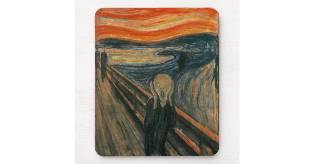 The Scream Mouse Pad | Zazzle