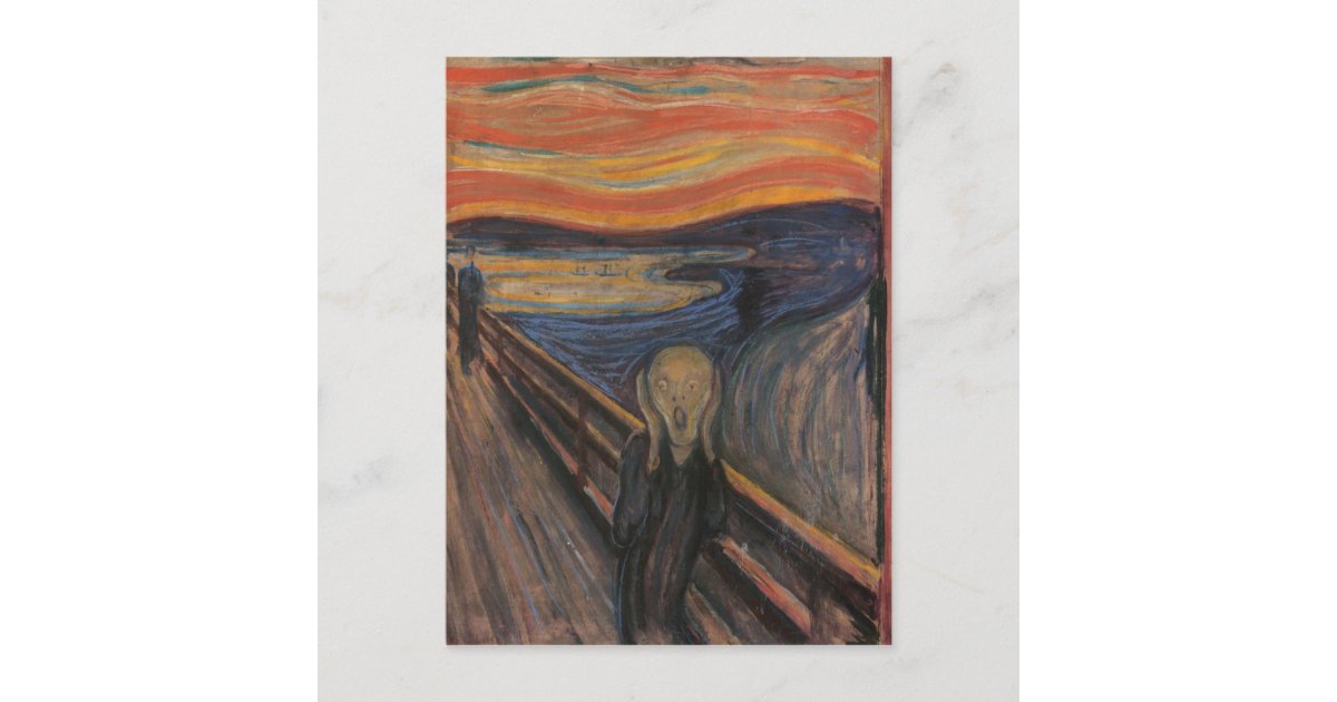 The Scream Postcard | Zazzle