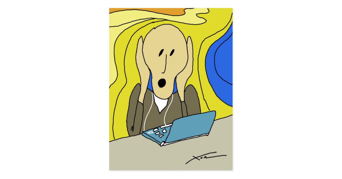 The Scream Postcard | Zazzle.com