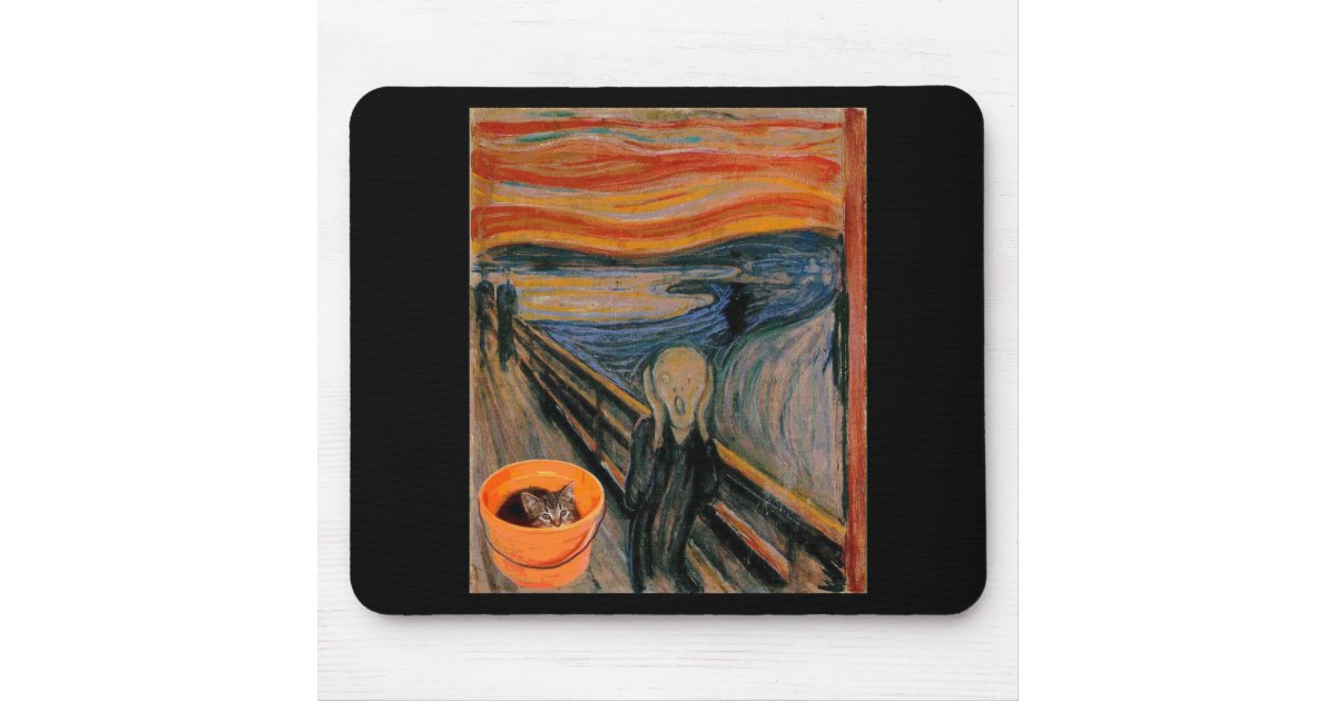 "The Scream" re-visited Mouse Pad | Zazzle