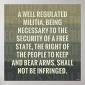 The Second Amendment Poster | Zazzle