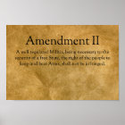 Second Amendment Poster | Zazzle.com