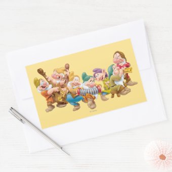 The Seven Dwarfs 3 Rectangular Sticker | Zazzle