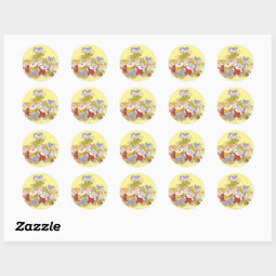 The Seven Dwarfs 4 Classic Round Sticker | Zazzle