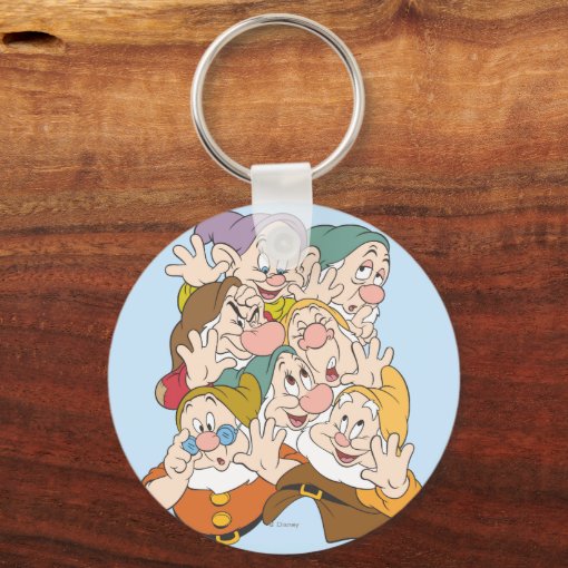 The Seven Dwarfs Keychain | Zazzle
