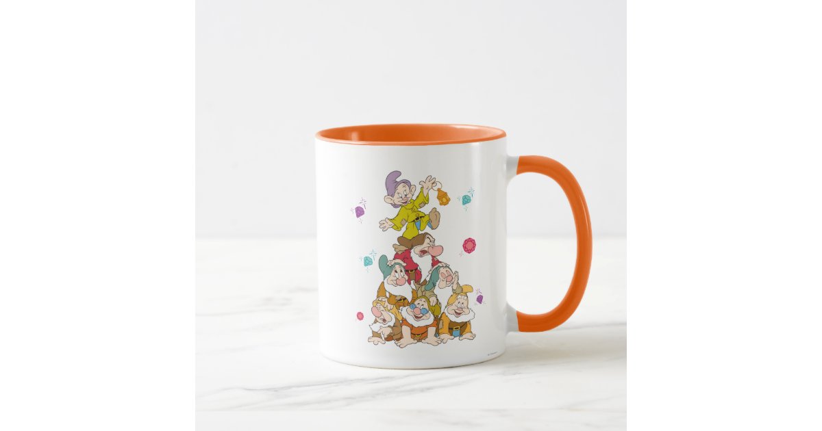 The Seven Dwarfs Pyramid Mug | Zazzle