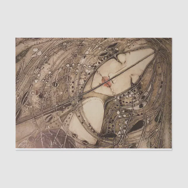 The Seven Princesses by Margaret Macdonald Tissue Paper | Zazzle