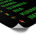 The Seven Principles Of Kwanzaa - Nguzo Saba Poster | Zazzle