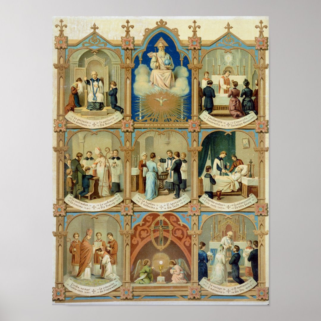 The Seven Sacraments Poster | Zazzle
