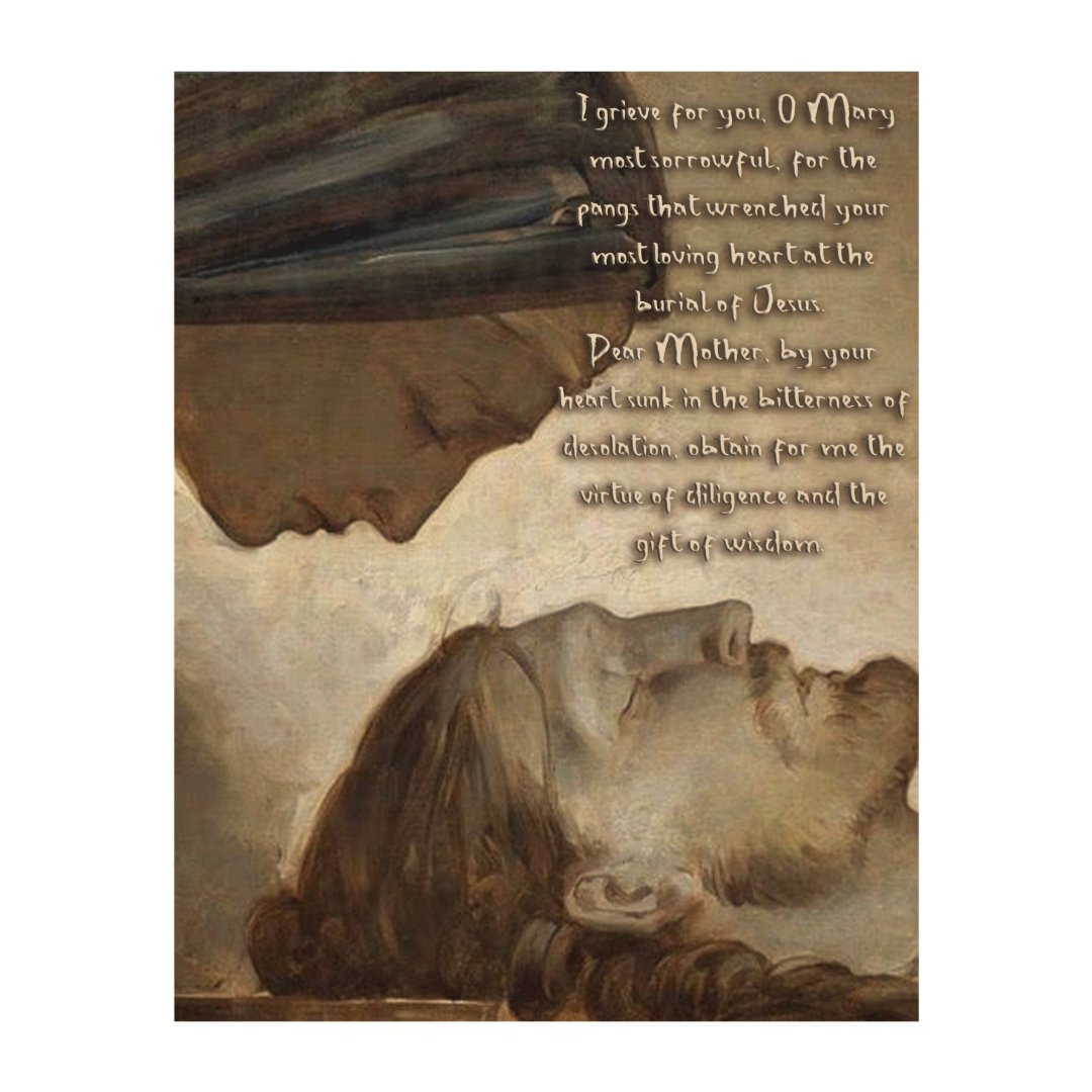 The Seventh Sorrow Wood Wall Art | Zazzle