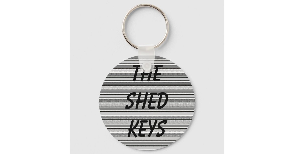 The Shed Keys Keychain | Zazzle