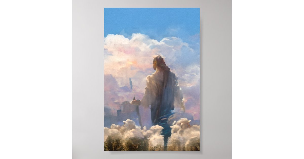 The Shepherd and His Flock Poster | Zazzle