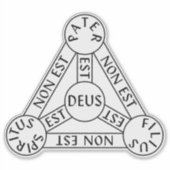 The Shield of the Trinity Sticker | Zazzle