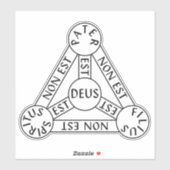 The Shield of the Trinity Sticker | Zazzle