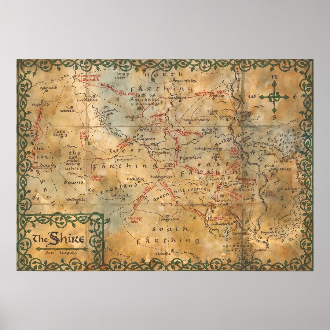 THE SHIRE™ POSTER | Zazzle
