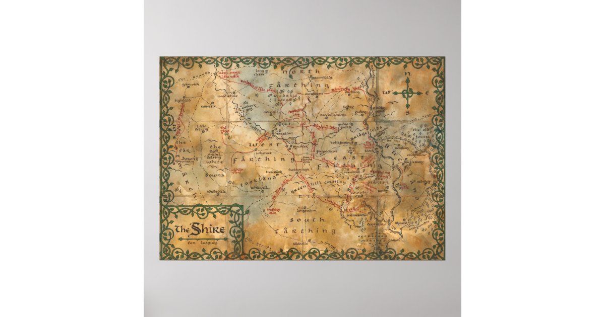THE SHIRE™ POSTER | Zazzle