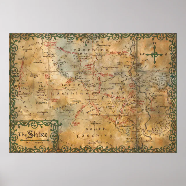 THE SHIRE™ POSTER | Zazzle