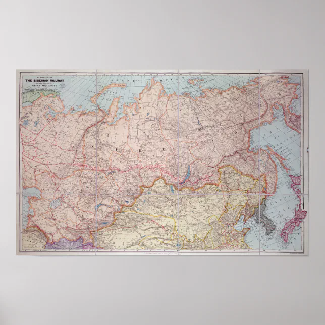 The Siberian Railway Poster | Zazzle