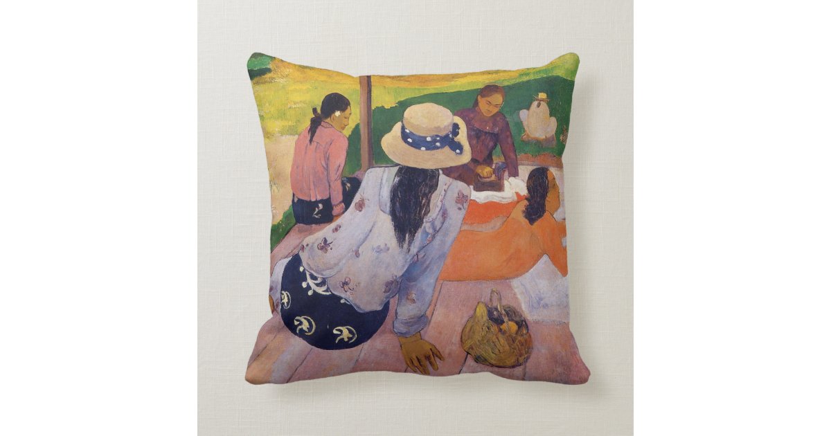 The Siesta - Paul Gauguin Pillow | Zazzle.com