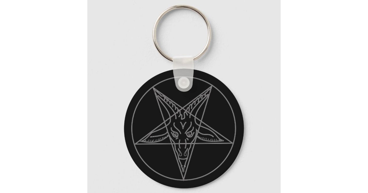 The Sigil of Baphomet Keychain | Zazzle