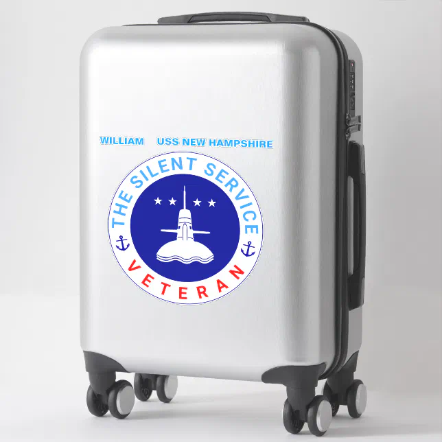 The Silent Service Veteran submariner elegant Sticker | Zazzle
