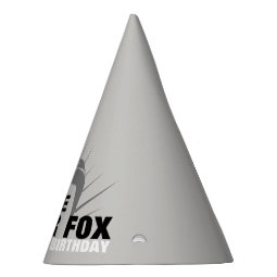 The Silver Fox party hat | Zazzle