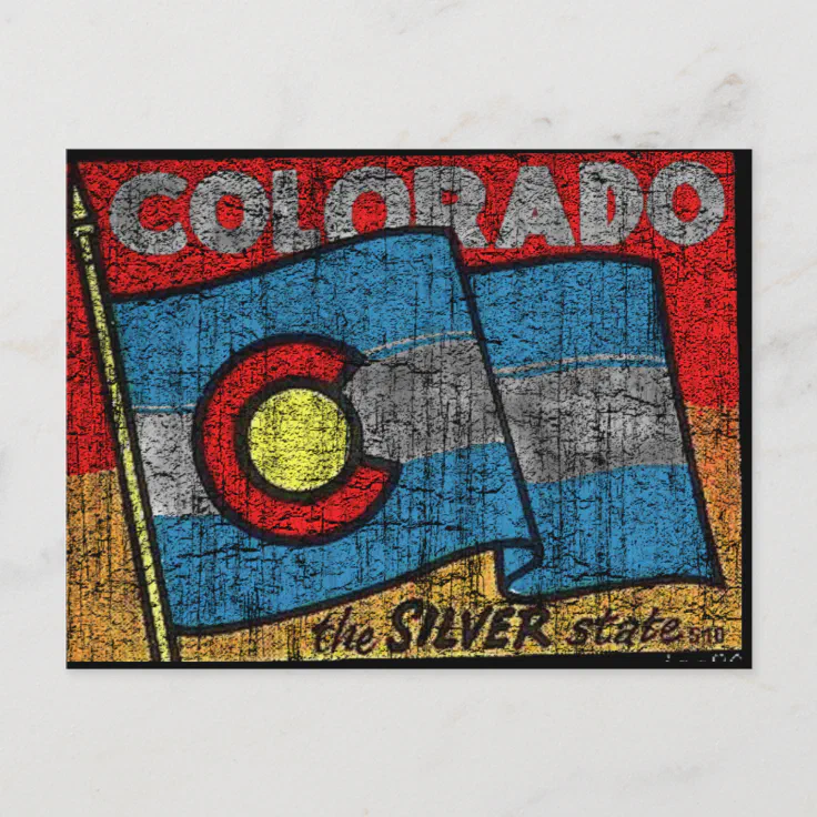 The Silver State Postcard | Zazzle