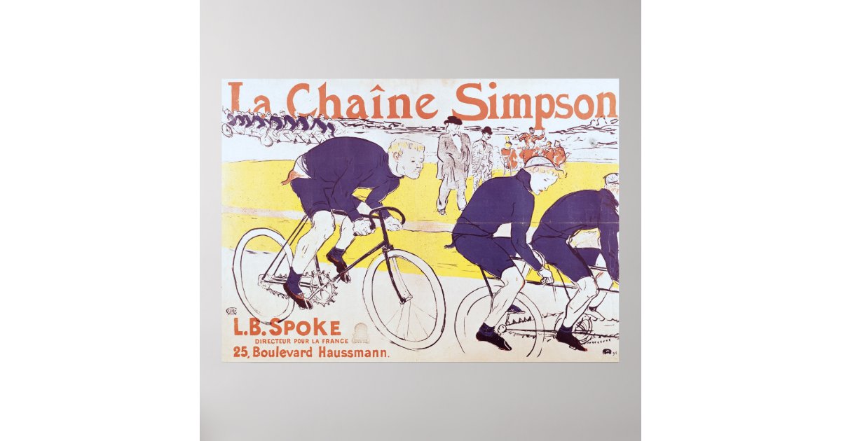 The Simpson Chain, 1896 Poster | Zazzle