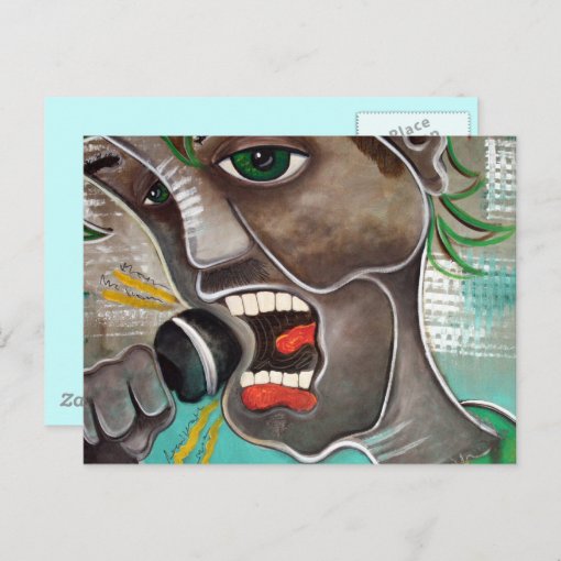 The SInger Postcard | Zazzle