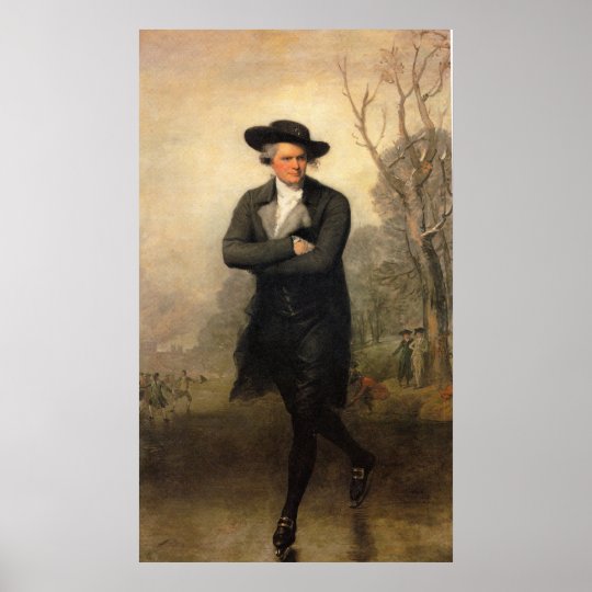 The Skater, by Gilbert Stuart Poster | Zazzle.com