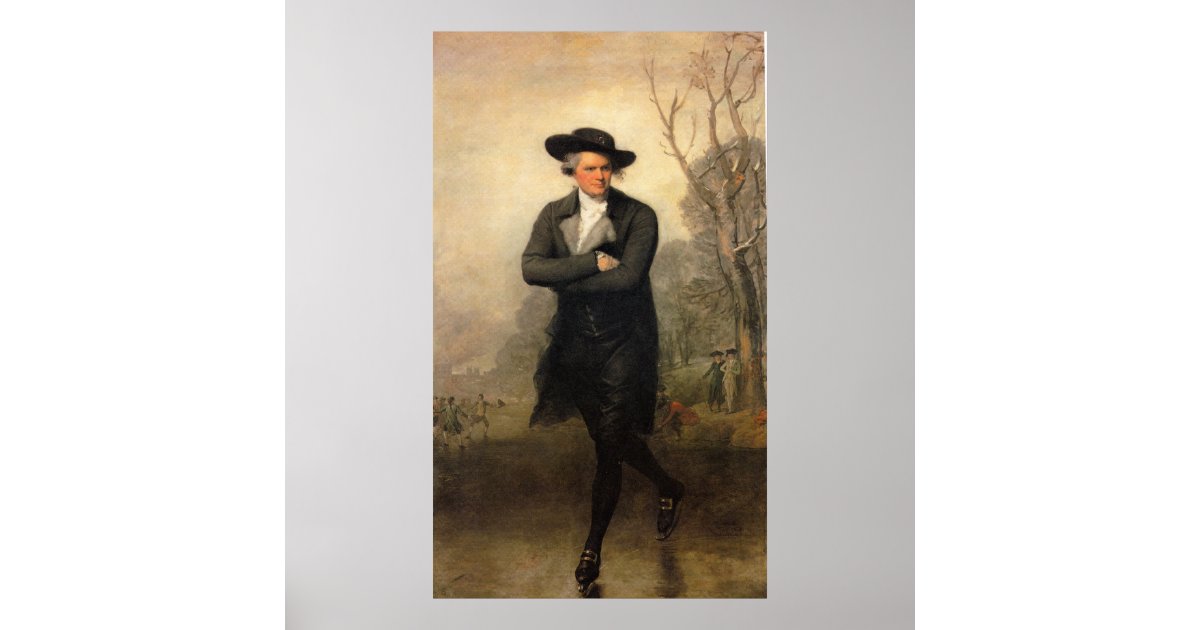The Skater, by Gilbert Stuart Poster | Zazzle