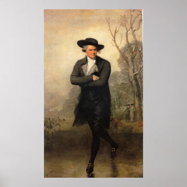 The Skater, by Gilbert Stuart Poster | Zazzle