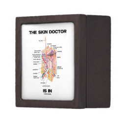The Skin Doctor Is In (Anatomy Dermatology) Jewelry Box | Zazzle
