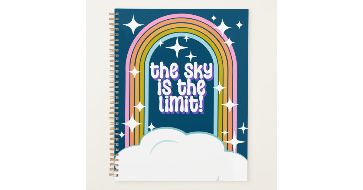 The Sky is the Limit Planner | Zazzle
