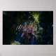 The Smiler At Night Drone | Alton Towers Resort Poster | Zazzle