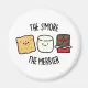 The Smore The Merrier Funny Smore Pun Magnet | Zazzle