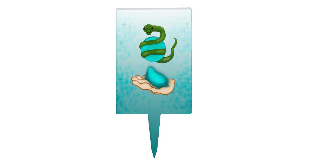 The Snake Cake Topper | Zazzle