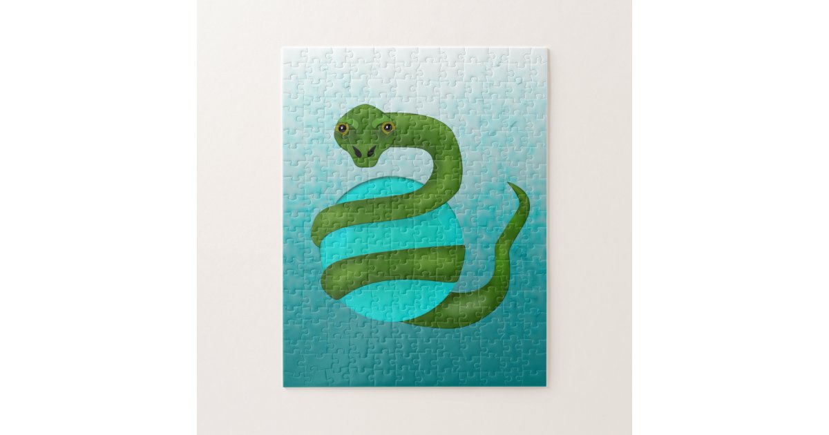The Snake Jigsaw Puzzle | Zazzle
