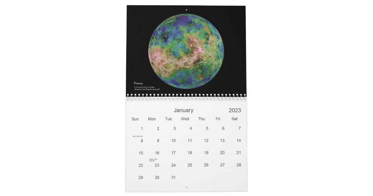 The Solar System Calendar | Zazzle.com