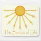 The Source of Life Egyptian Sun Ankh Mousepad | Zazzle