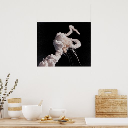 The Space Shuttle Challenger Disaster Poster | Zazzle