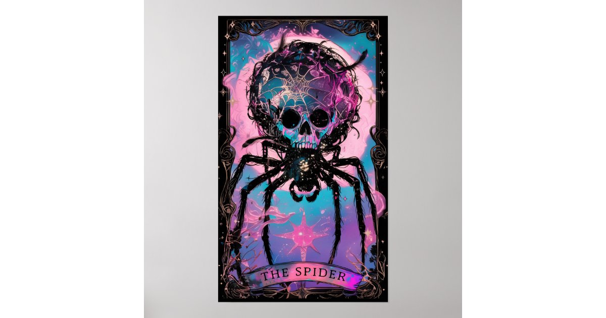 The Spider Tarot Card Witchy Poster | Zazzle